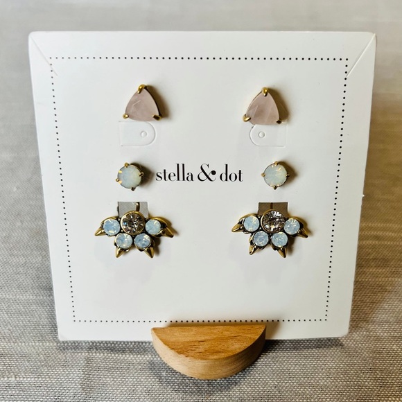 Stella & Dot | Jewelry | Stella Dot Eva Ear Jacket Stud Earrings | Poshmark